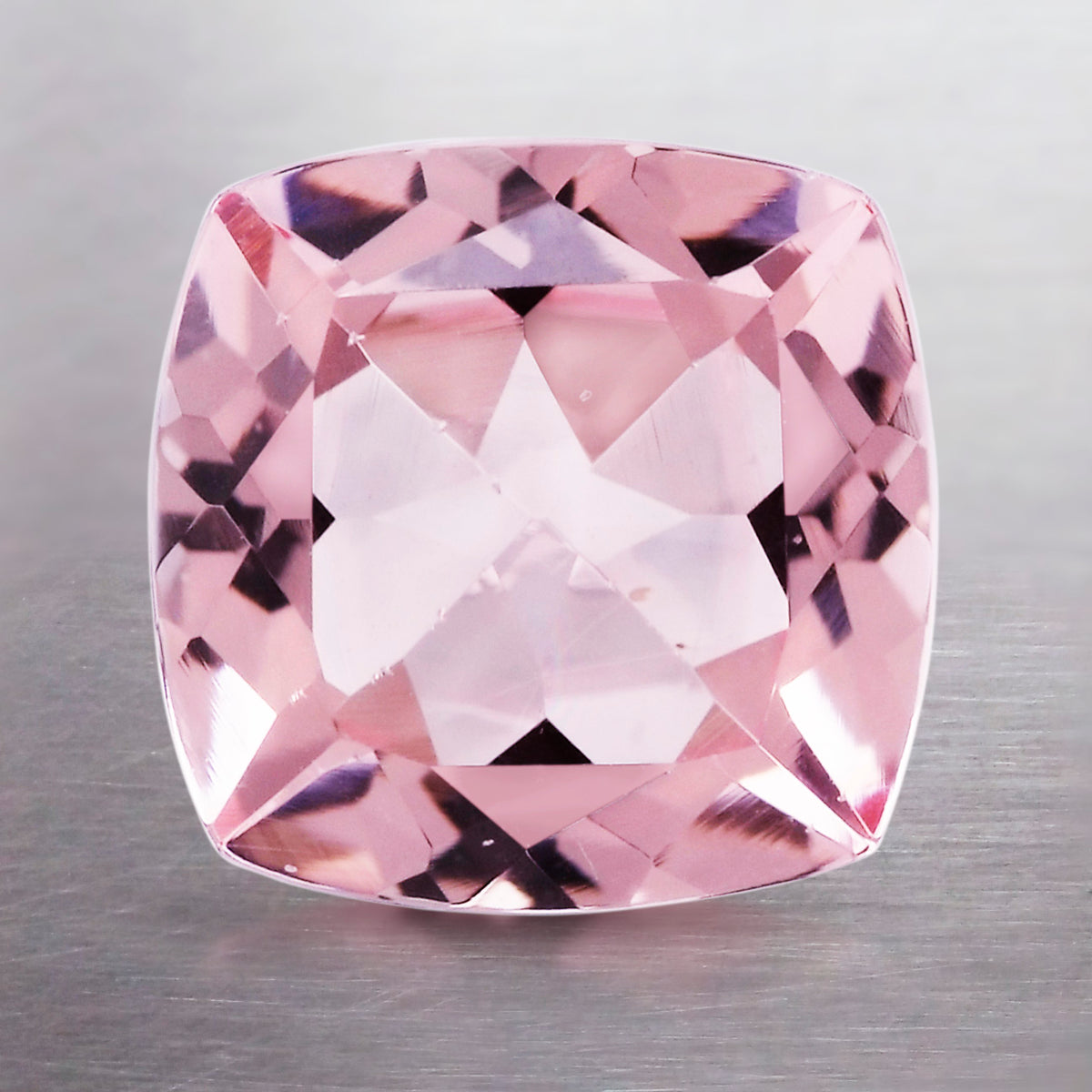 1.77 CARAT CUSHION NATURAL PINK MORGANITE – Pristine Custom Rings